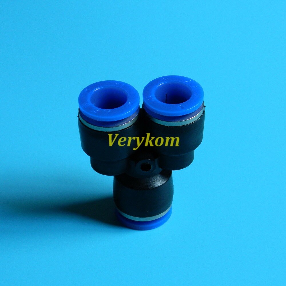 10X Verykom Pneumatic 6MM Tube Push in Connector Y... – Grandado