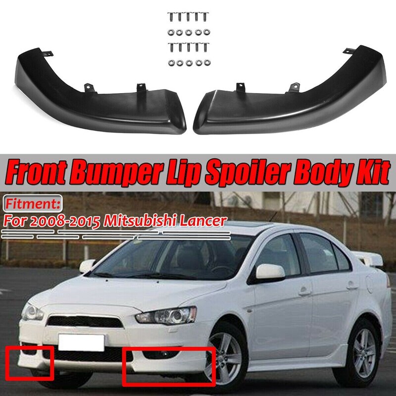 Front Bumper Lip Spoiler Side Splitter Air Dam Chi... – Grandado