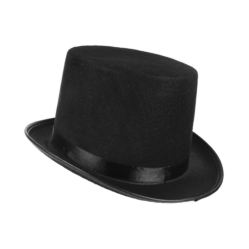 Mens Felt Top Hat High Adults Costume Dress Up Par... – Grandado