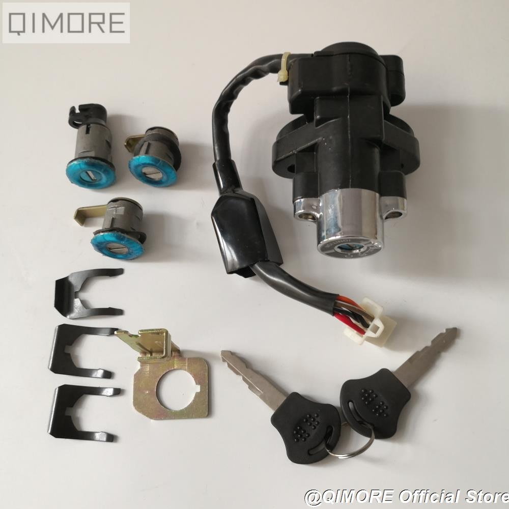 Tændingslås lås nøglesæt til scooter knallert roke... – Vicedeal