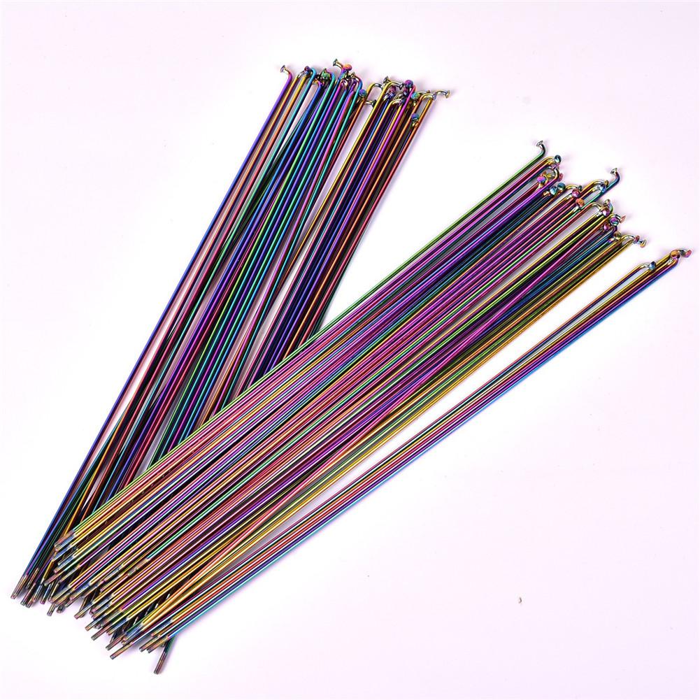 Bicycle Spoke Wire Vacuum Pating Rainbow Mountain ... – Grandado