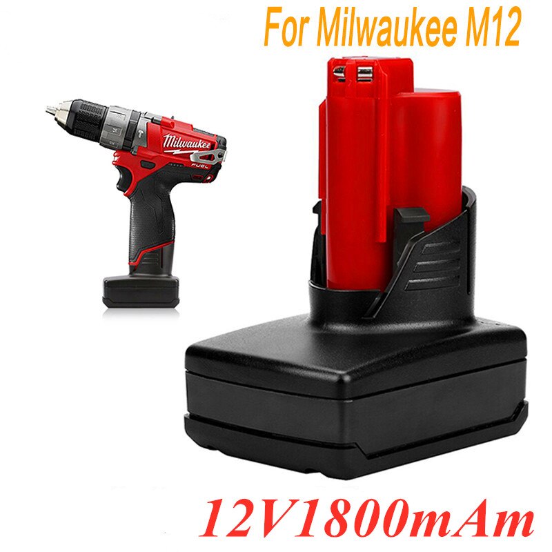 High capacity tools battery For Milwaukee M12 12v ... – Vicedeal