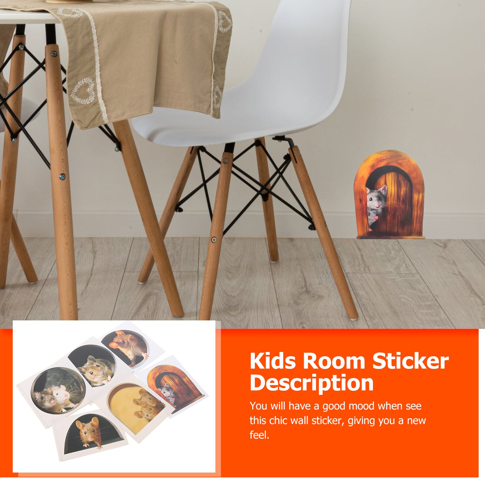 30Pcs Hole Wall Art Sticker Animal Decal Hole Back... – Vicedeal