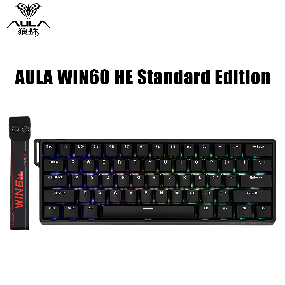 Aula WIN60 HE 60% Wired Magnetic Keyboard With Adj... – Grandado