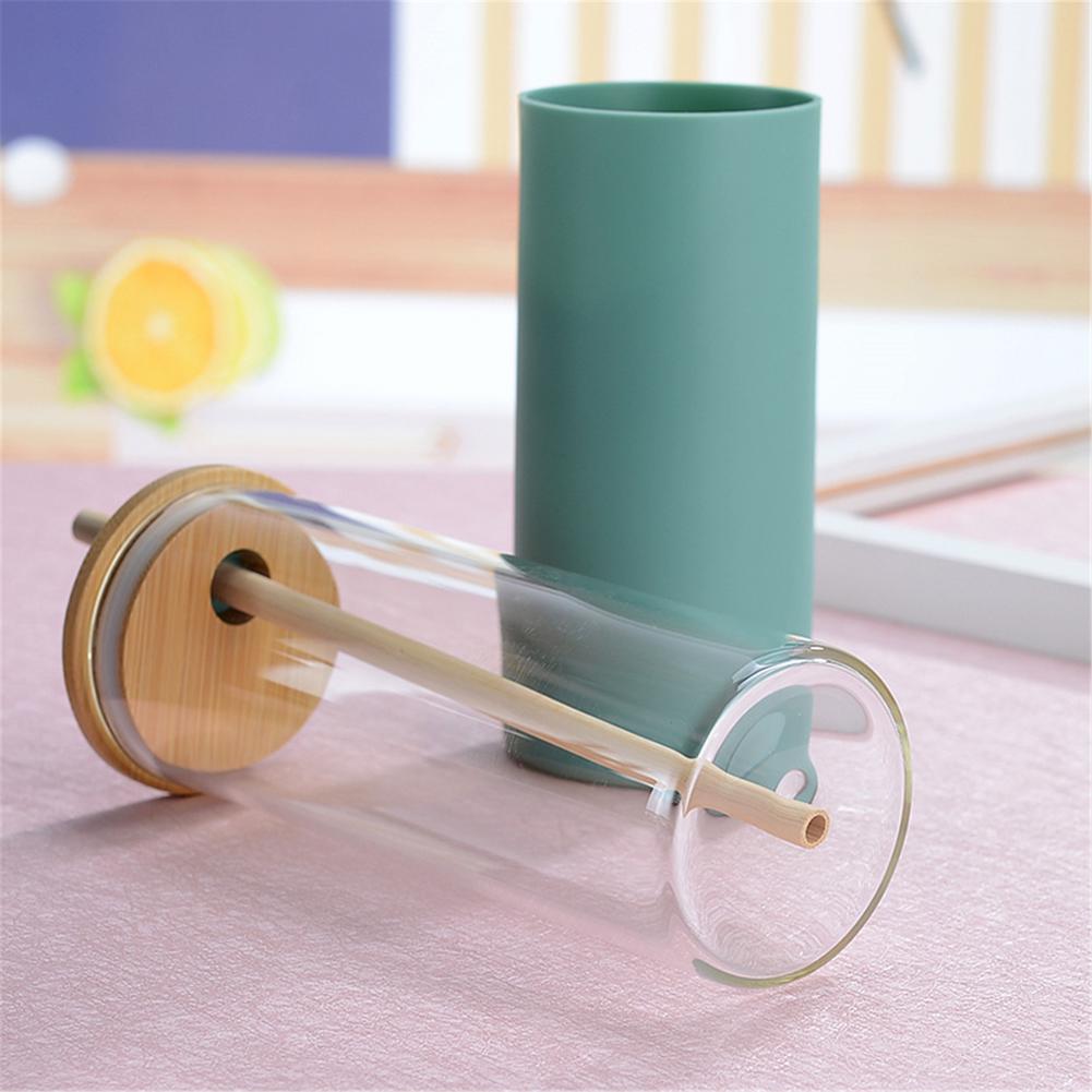 450ml ins wind Glass Straw Cup High Borosilicate G... – Grandado