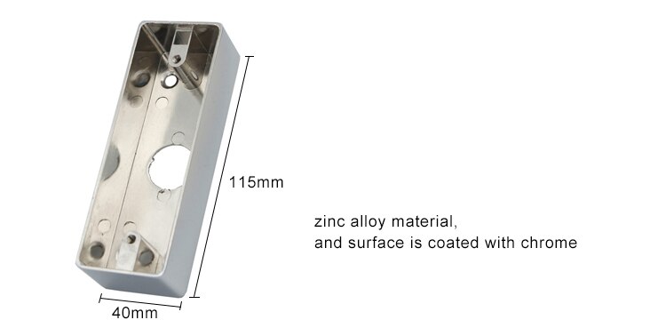 Zinc Alloy Metal box Model of M40 115 X 40mm Door ... – Vicedeal