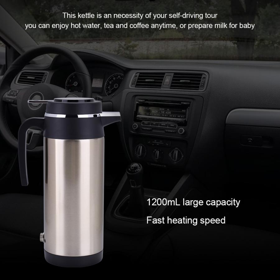1200ml 24V Auto Car Heating Cup Charger Stainless ... – Vicedeal