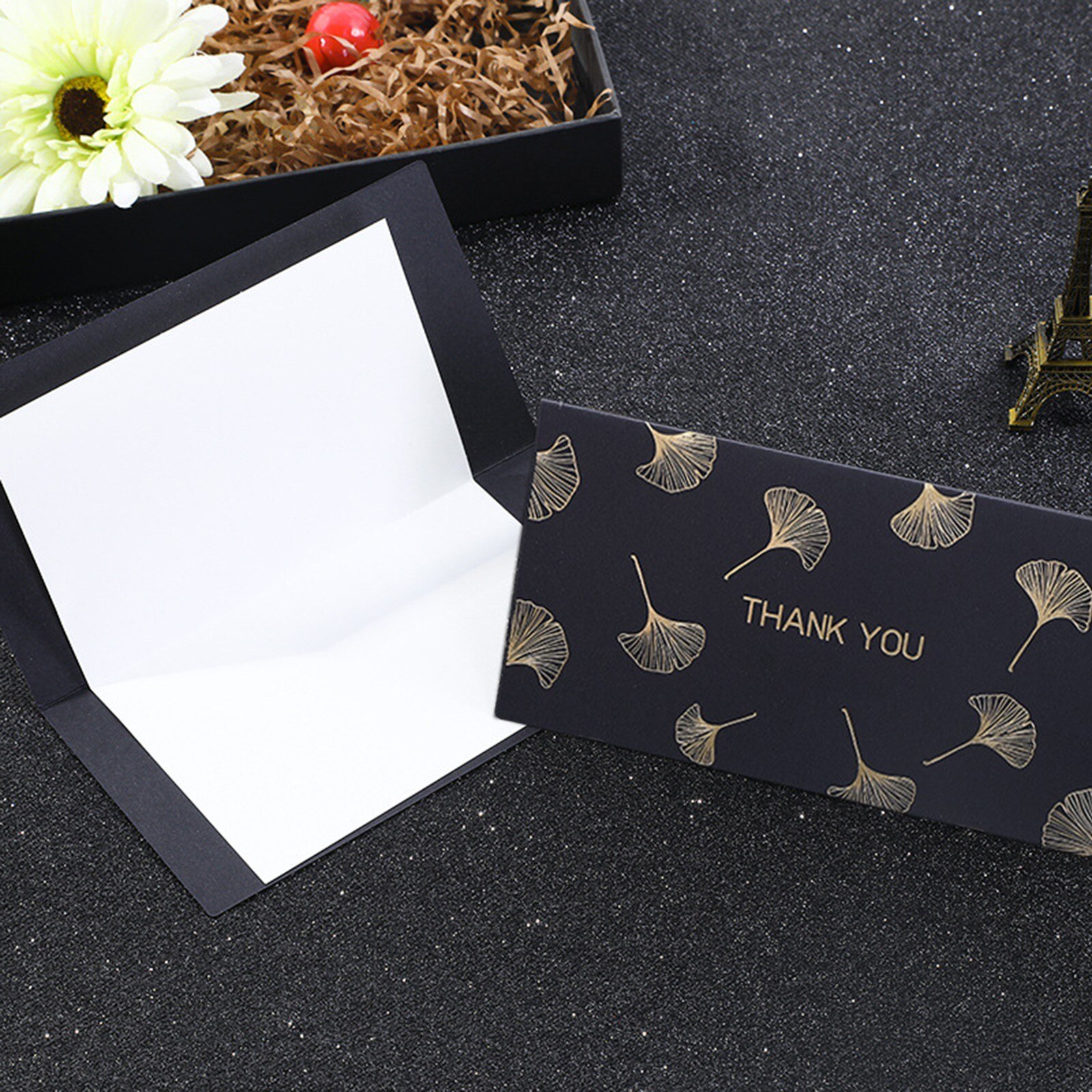 100pcs Business Gold Stamping Card Simple Greeting... – Vicedeal