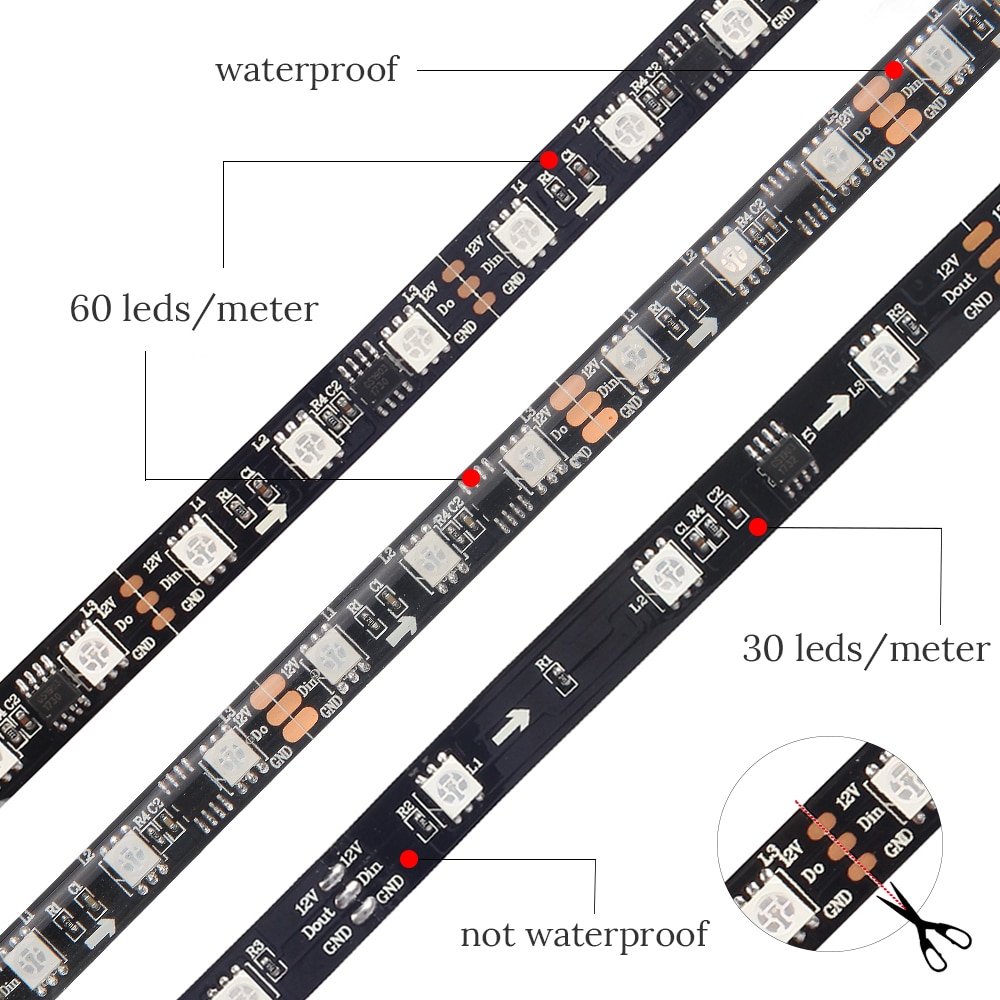 5M 10M WS2811 Led Strip Licht Adresseerbare Rgb Le... – Vicedeal