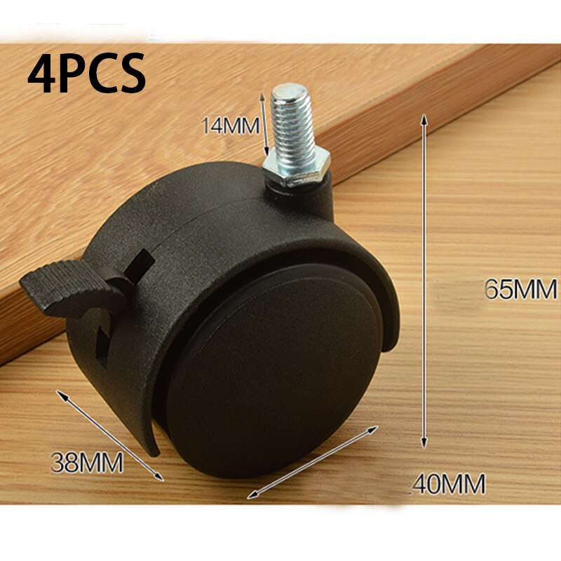 4Pcs Universal Mute Wheel Office Chair Caster Swiv... – Grandado