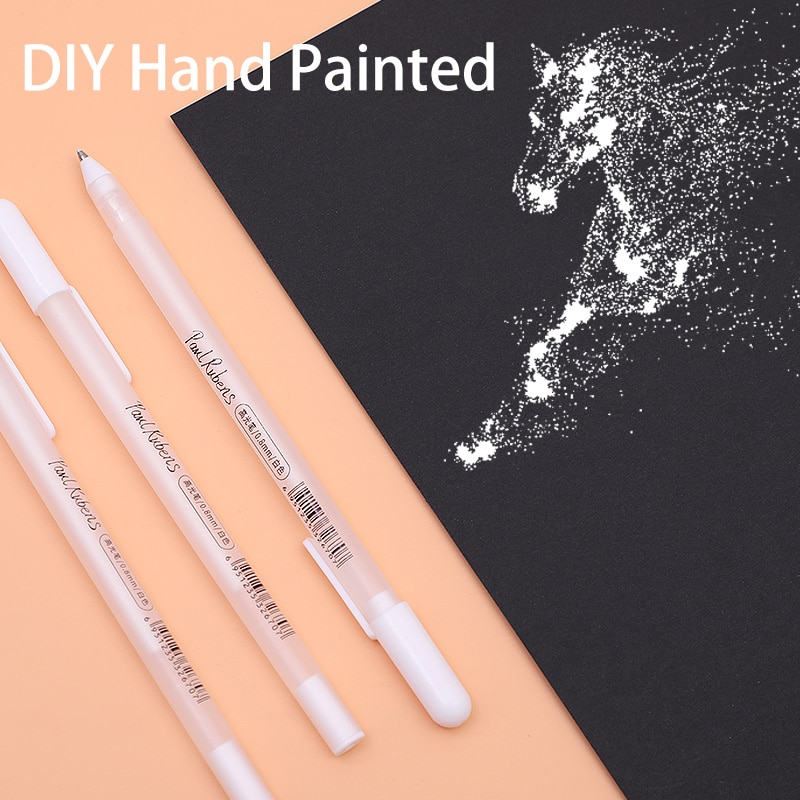 Paul Rubens White Silvery Golden Marker Pen 0.8mm ... – Vicedeal