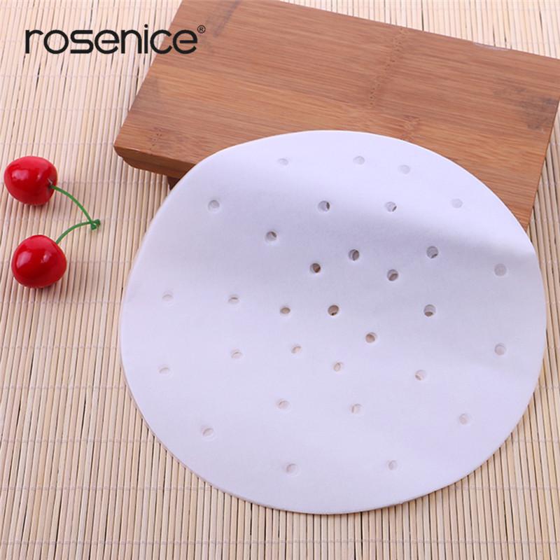 Perforated Parchment Round Steamer Paper Liners Su... – Vicedeal