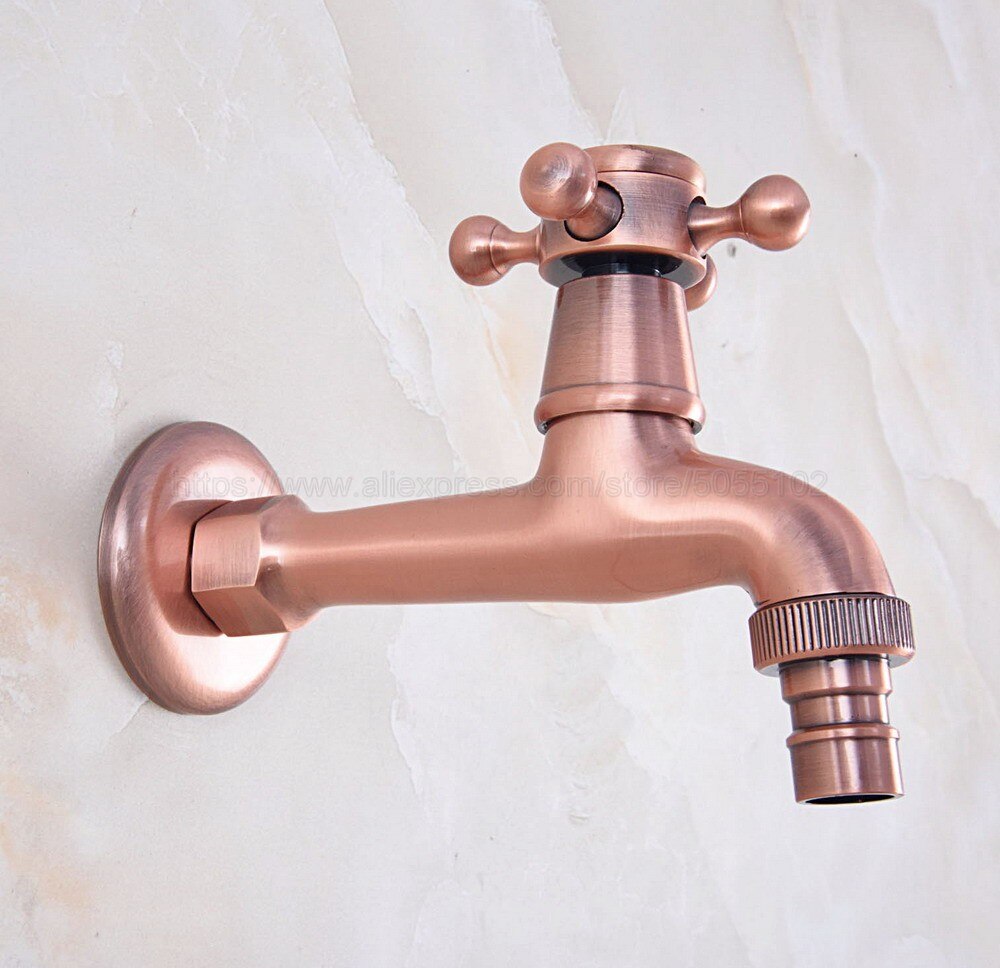 Antique Red Copper Single Cold Faucet/Washing Mach... – Vicedeal