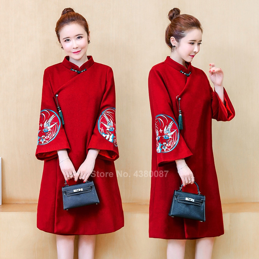 Women Winter Coats Traditional Chinese Clothing Wi... – Vicedeal