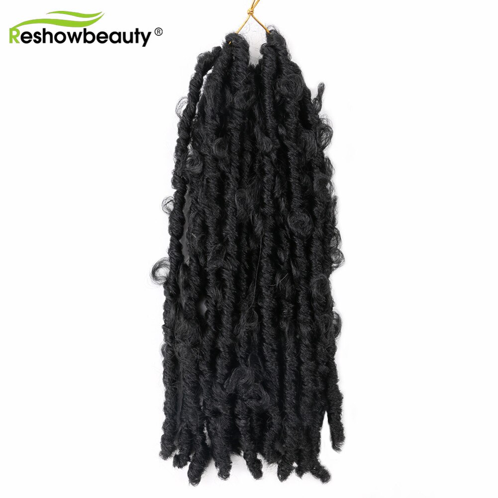 Butterfly Locs Crochet Synthetic Braiding Hair Ext... – Grandado