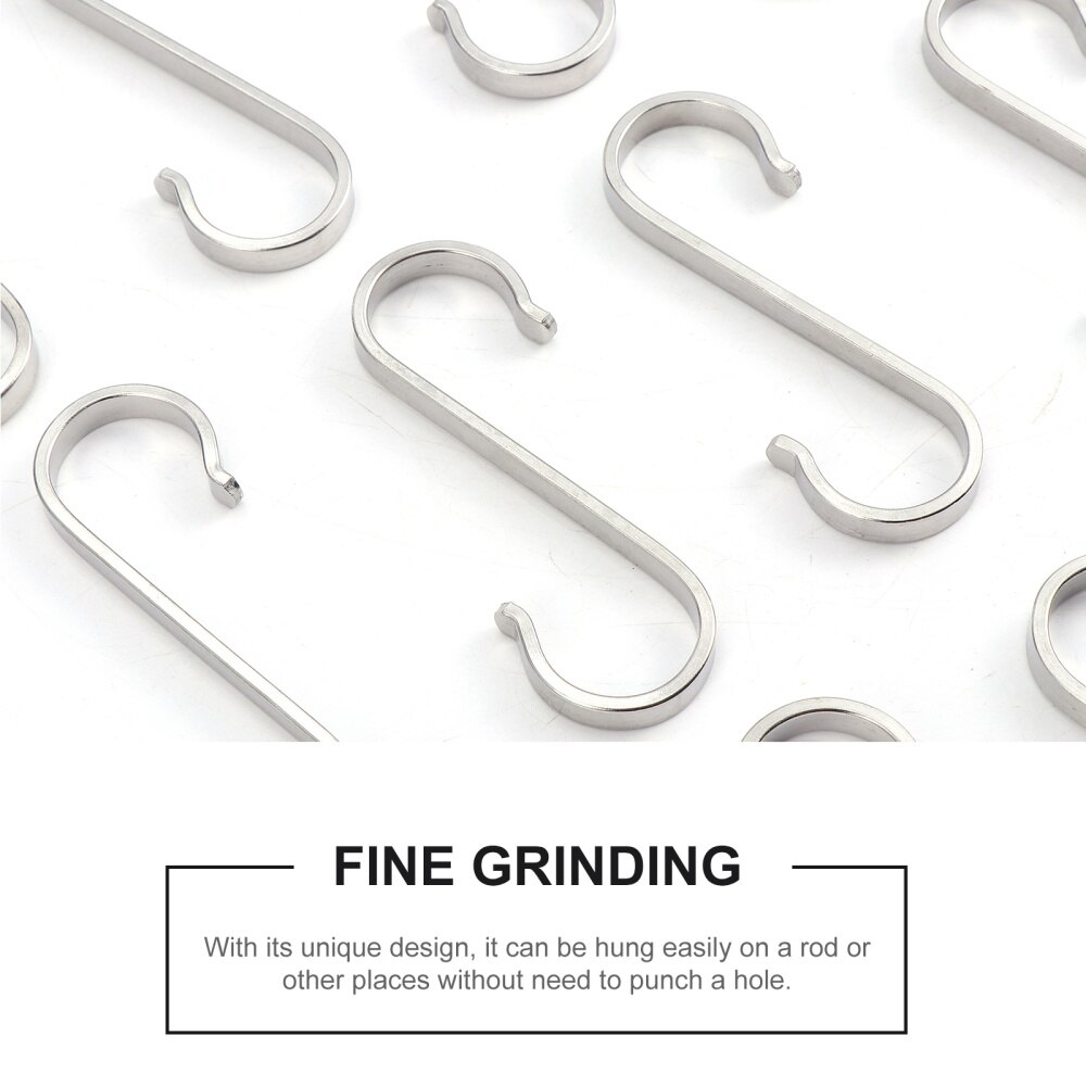20pcs Metal S-shaped Hook Multifunction Hanging Ho... – Grandado