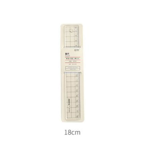 1Pcs 15cm 18cm 20cm Transparent Simple Ruler Acryl... – Grandado
