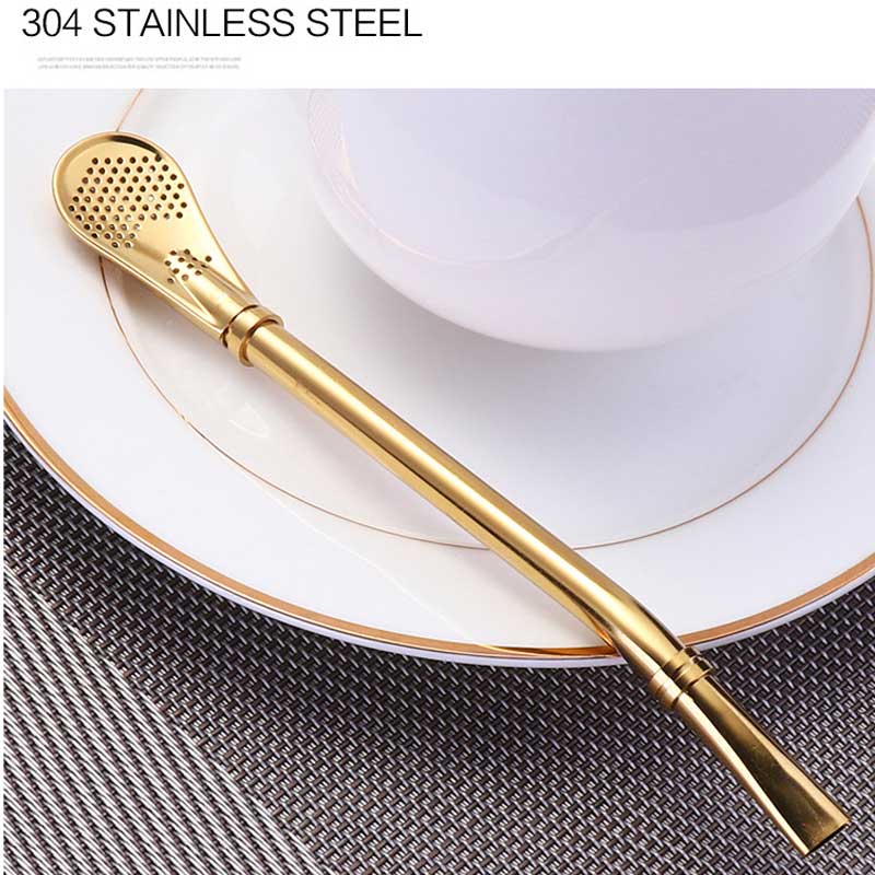 1 st rostfritt stål teskedfilter yerba mate te dri... – Grandado