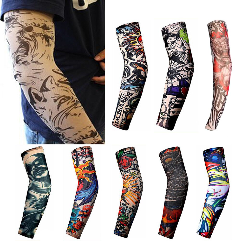 Anti- Men and Women Tattoo Arm Leg Sleeves High El... – Grandado