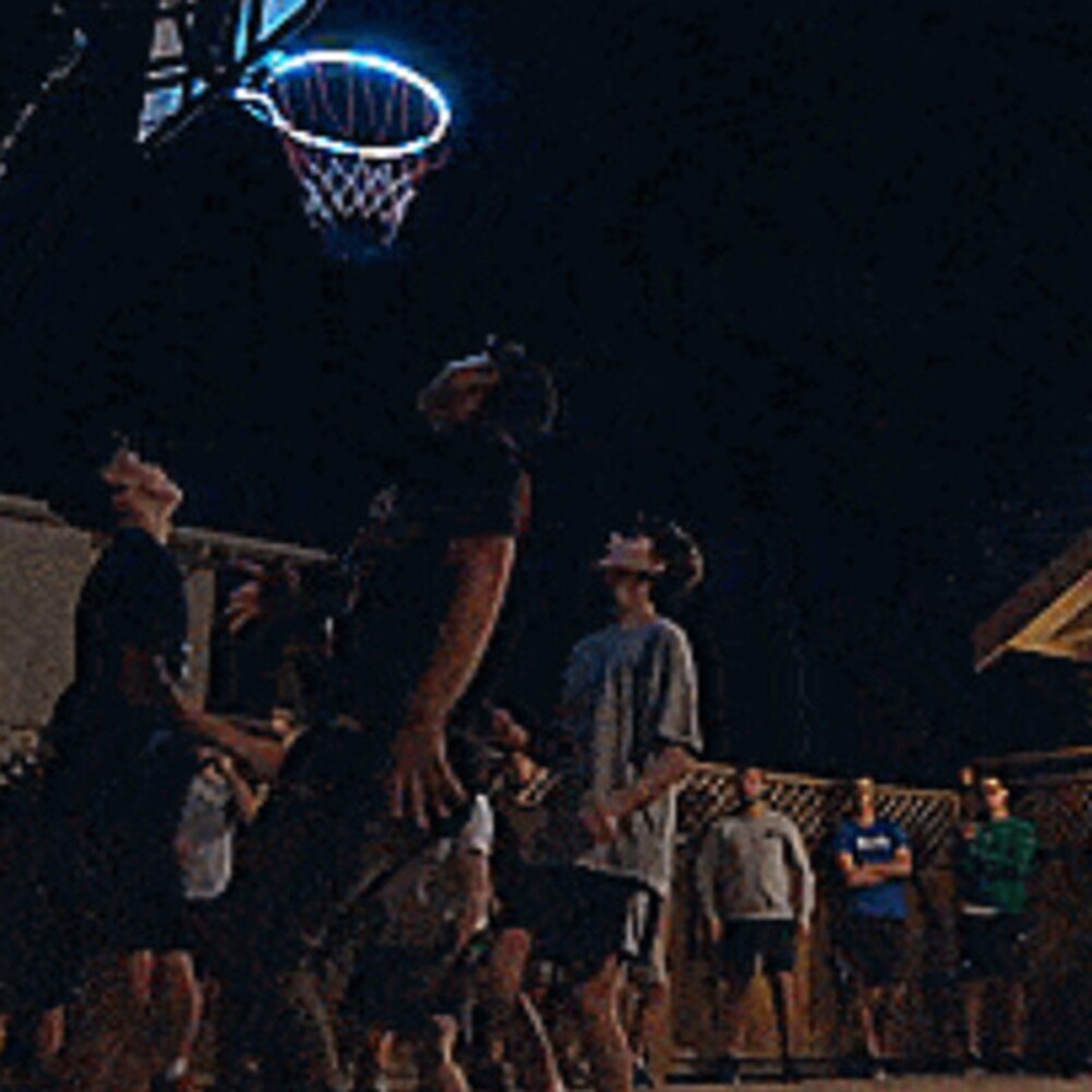 LED Basket Hoop Solar Powered Light Strip Basketba... – Grandado