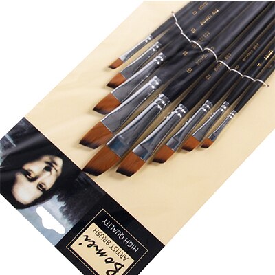 9 st/set pensel set oljefärg pensel målarpensel fö... – Grandado