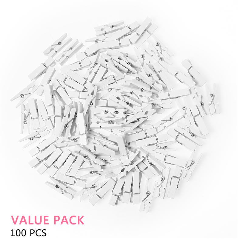 BESTOMZ 100pcs/Set Wood Clothespins with Spring 3.... – Vicedeal