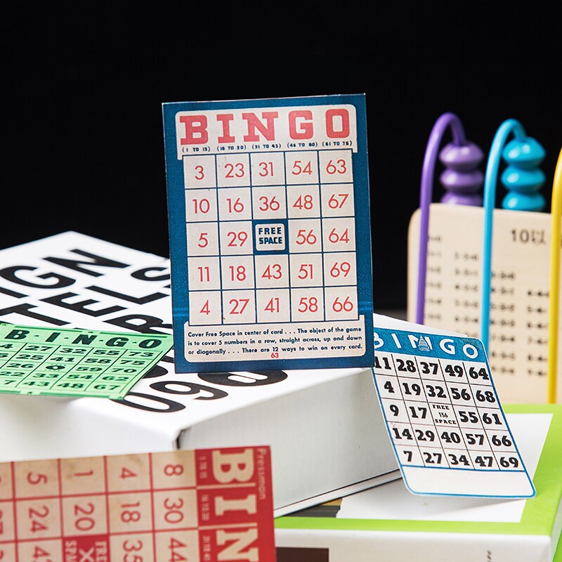 13Pcs/Lot Vintage Bingo Label Ticket Sticker DIY S... – Grandado