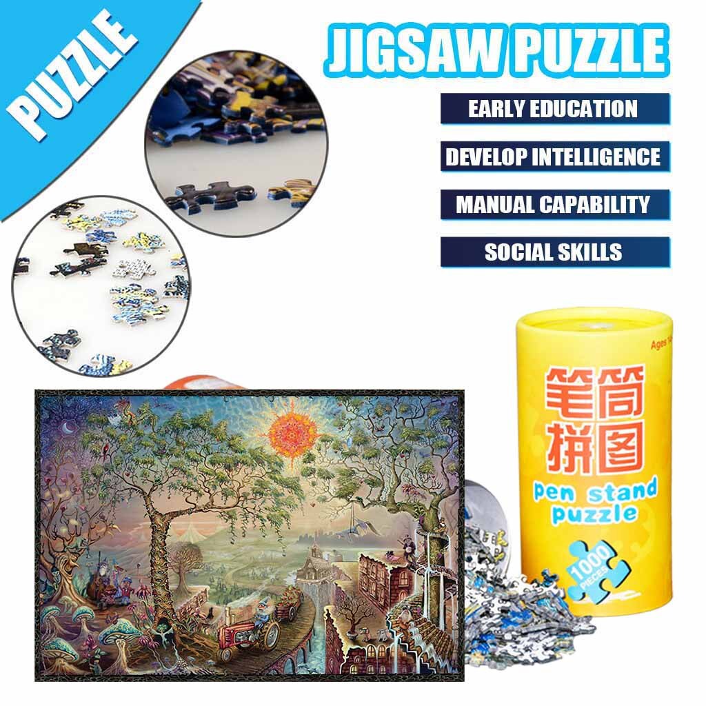 Volwassenen Puzzels 1000 Stuk Jigsaws Grote Puzzel... – Vicedeal