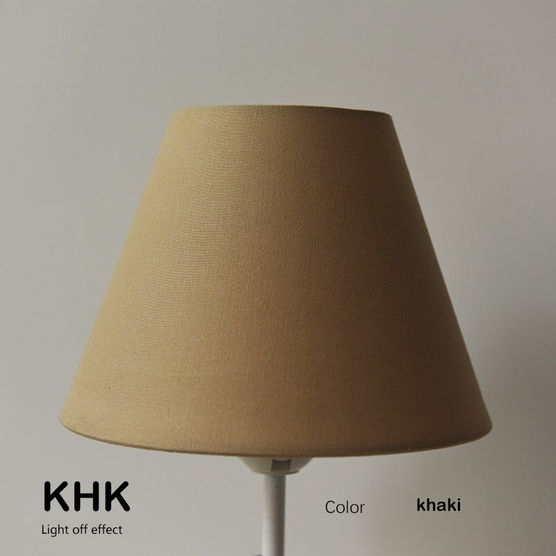 Lamp shade for table Solid color Non-pattern Texti... – Grandado