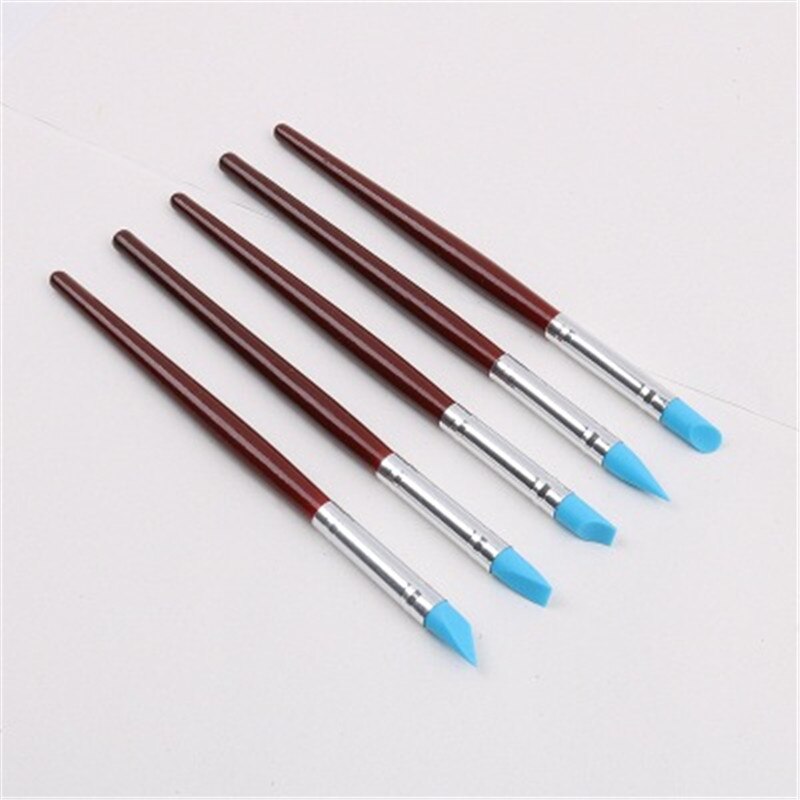 Wood Handle Silicone Modelling Pottery Tools Rubbe... – Grandado