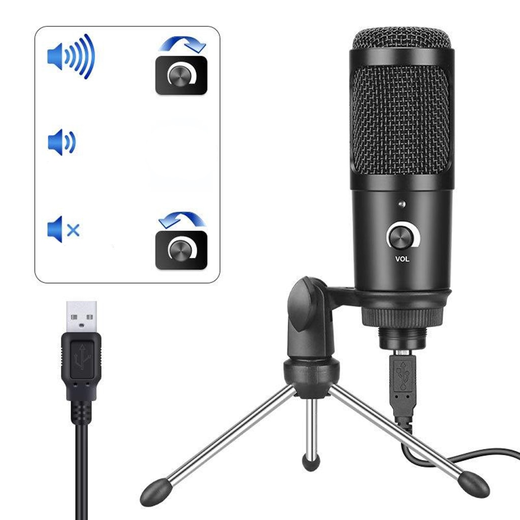 Microfone usb computador portátil microfone conden... – Grandado