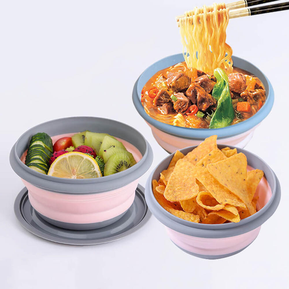 3 teile/satz Silikon Klapp Bento Kinder Box Faltba... – Vicedeal
