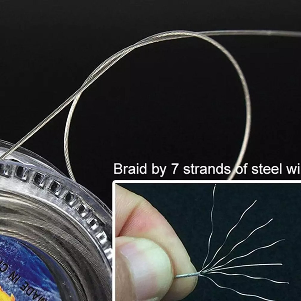 Steel Wire 7 Strands Fishing Precision Knitting 10... – Grandado