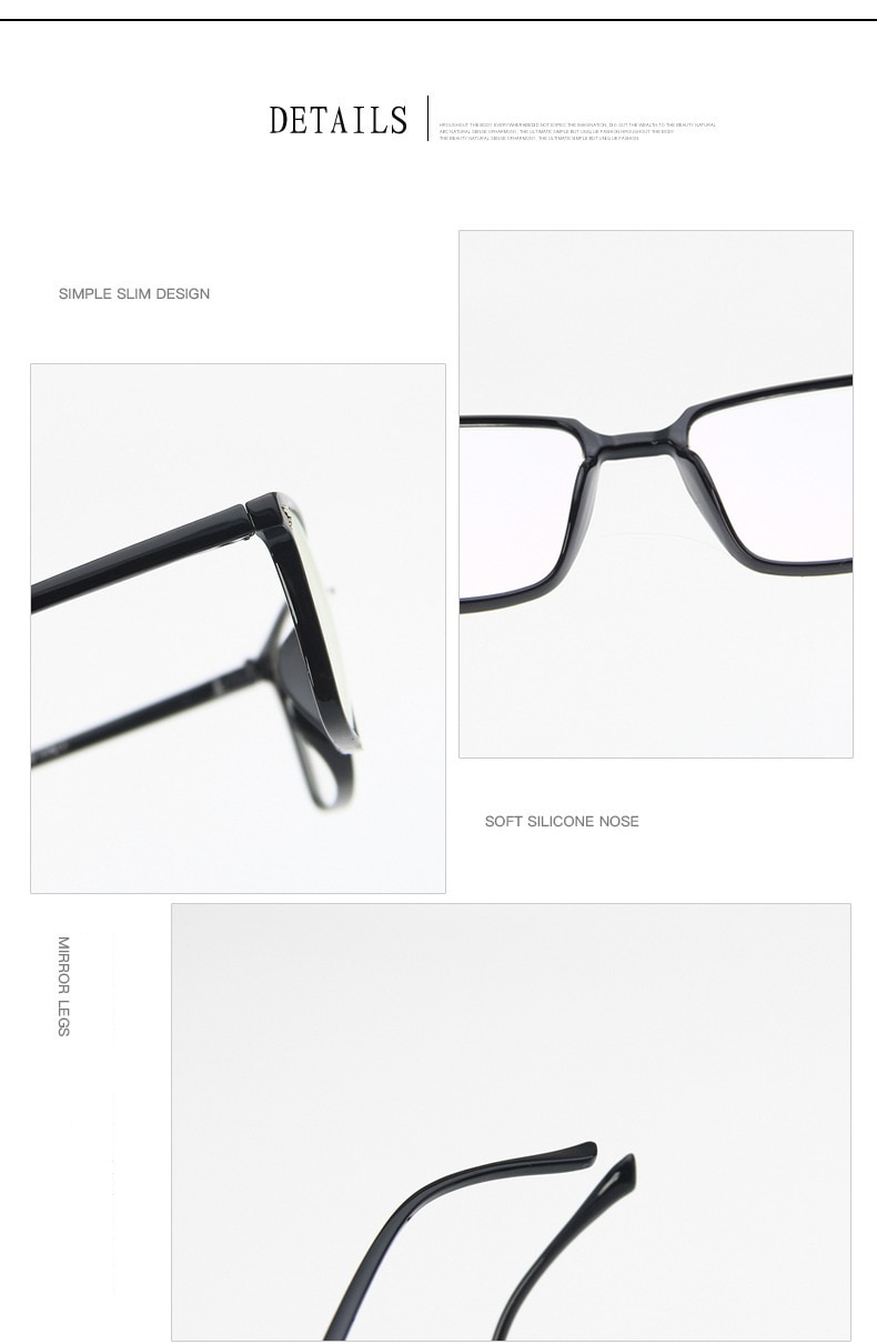 MenClassic Square Eyeglasses Frame Brand Women Dec... – Vicedeal