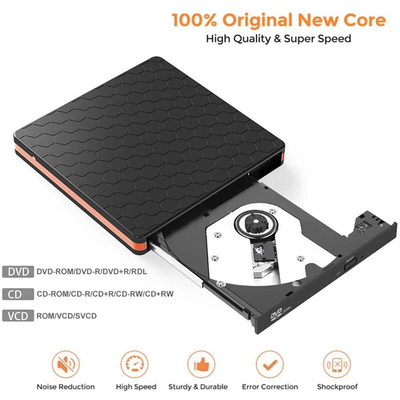 External DVD CD Drive, CD Burner with USB 3.0 and ... – Grandado