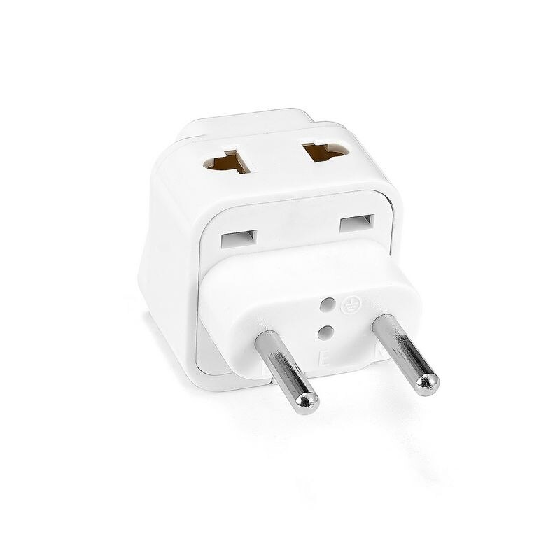 1 stücke 2 In 1 Euro EU Stecker Adapter Reise Adap... – Vicedeal