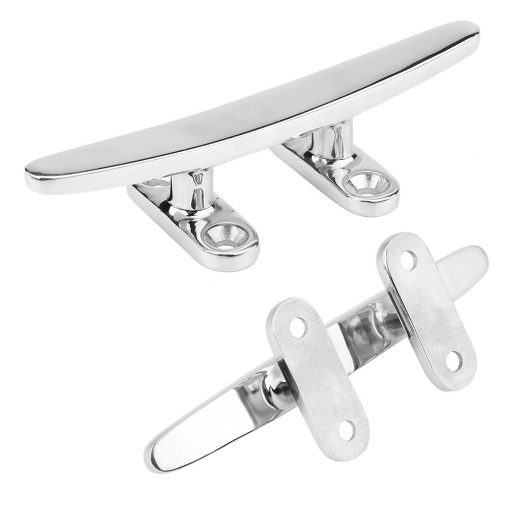 316 Stainless Steel Marine Boat Dock Deck Cleat Fl... – Vicedeal
