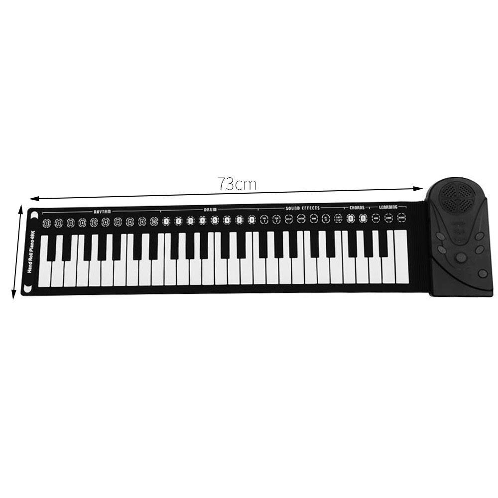 Electronic Keyboard Piano Roll Up Piano 49 Key USB... – Grandado