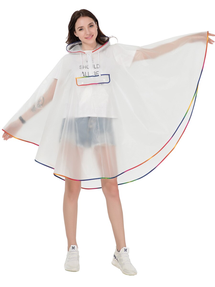 Waterdichte Nylon Regenjas Vrouwen Transparant Wan... – Vicedeal