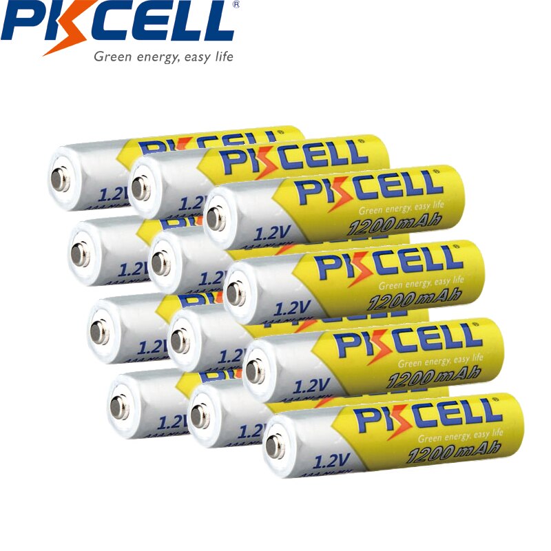 12PCS PKCELL AAA batterie 1200mAh 1,2 V Ni-Mh AAA ... – Vicedeal