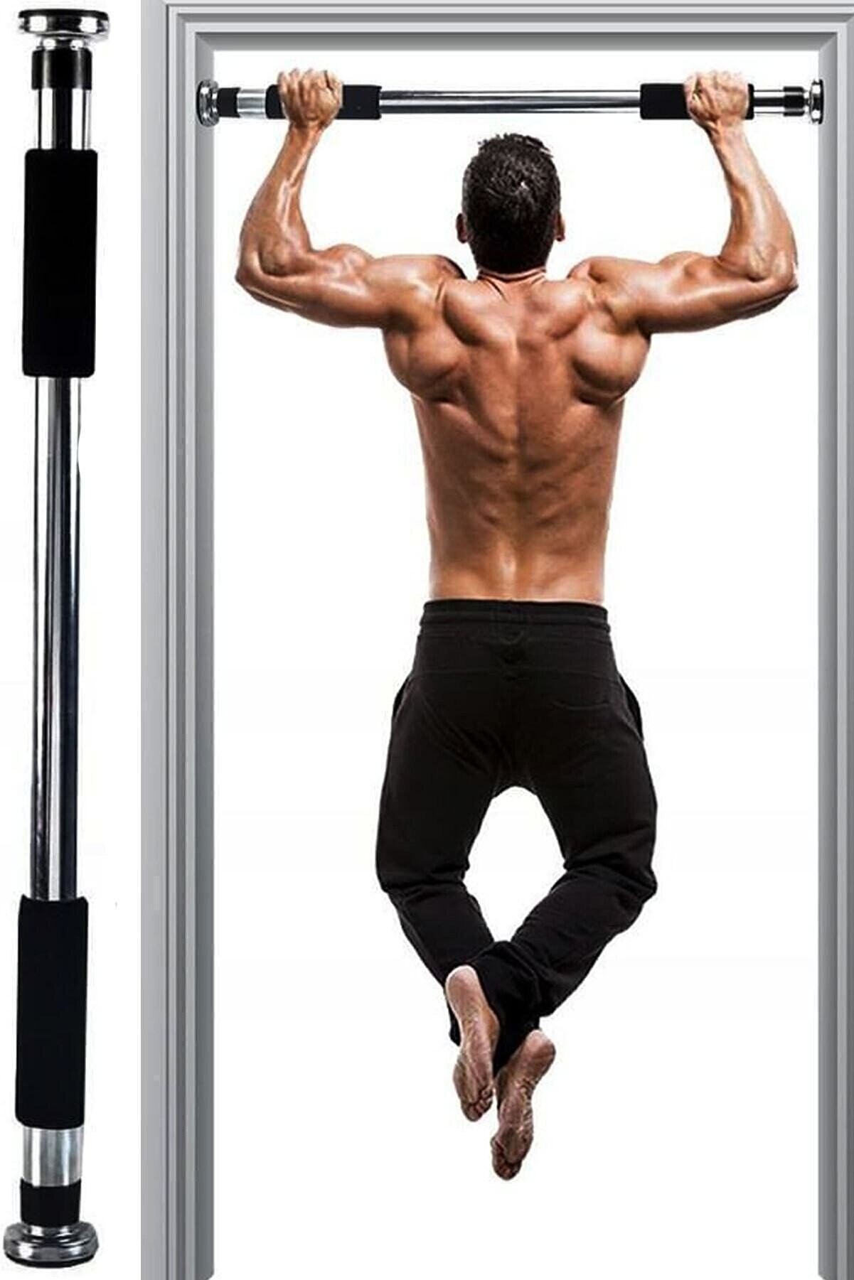 Adjustable 60-100Cm Door Horizontal Bars Exercise ... – Grandado