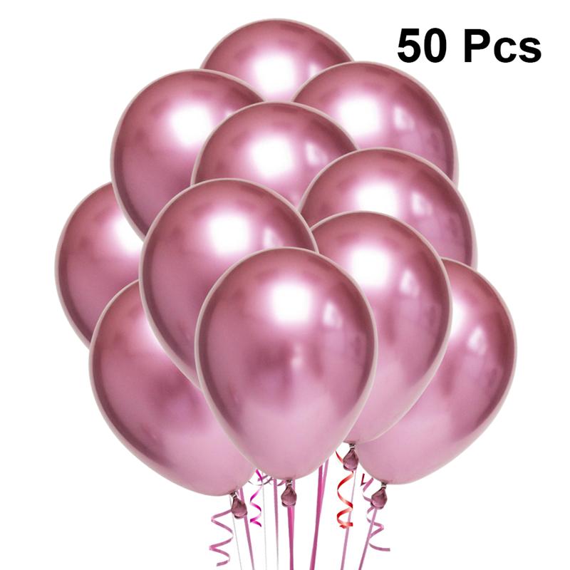 50pcs 10 Inches Latex Thicken Balloons Metallic Co... – Grandado