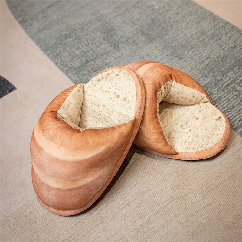 1pc Kawaii Plush Bread Cotton Shoes Stuffed Food S... – Grandado