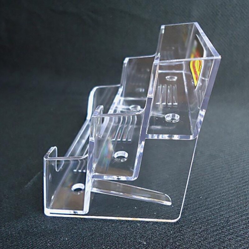 3 Grid Clear Acrylic Business Card Holder Transpar... – Vicedeal