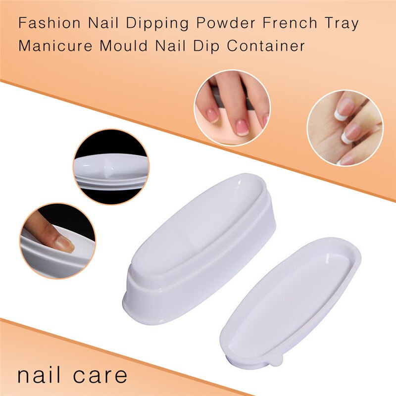 Nail Dipping Powder French Tray Manicure Mould Nai... – Grandado