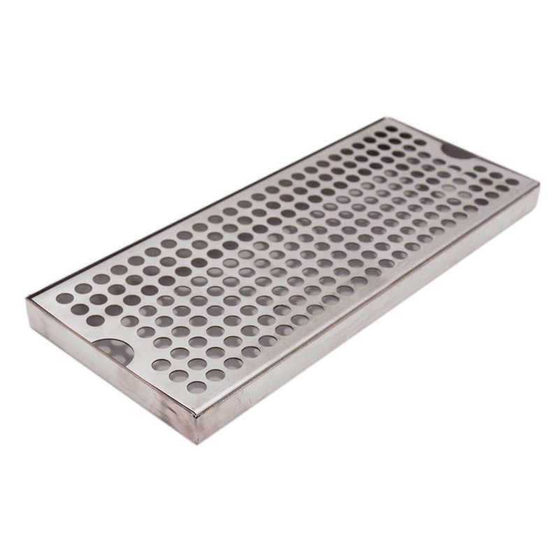Surface Mount Drip Tray No Drain, 12"L x 5"W x 3/4... – Grandado