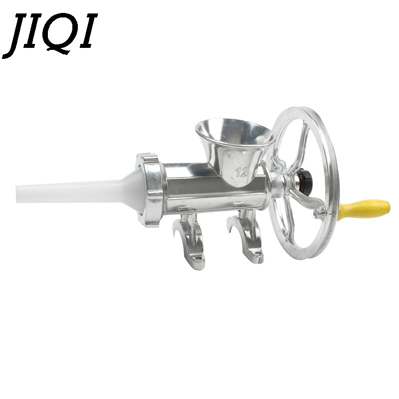 JIQI Hand Crank Meat Grinder Slicer Manual Sausage... – Grandado