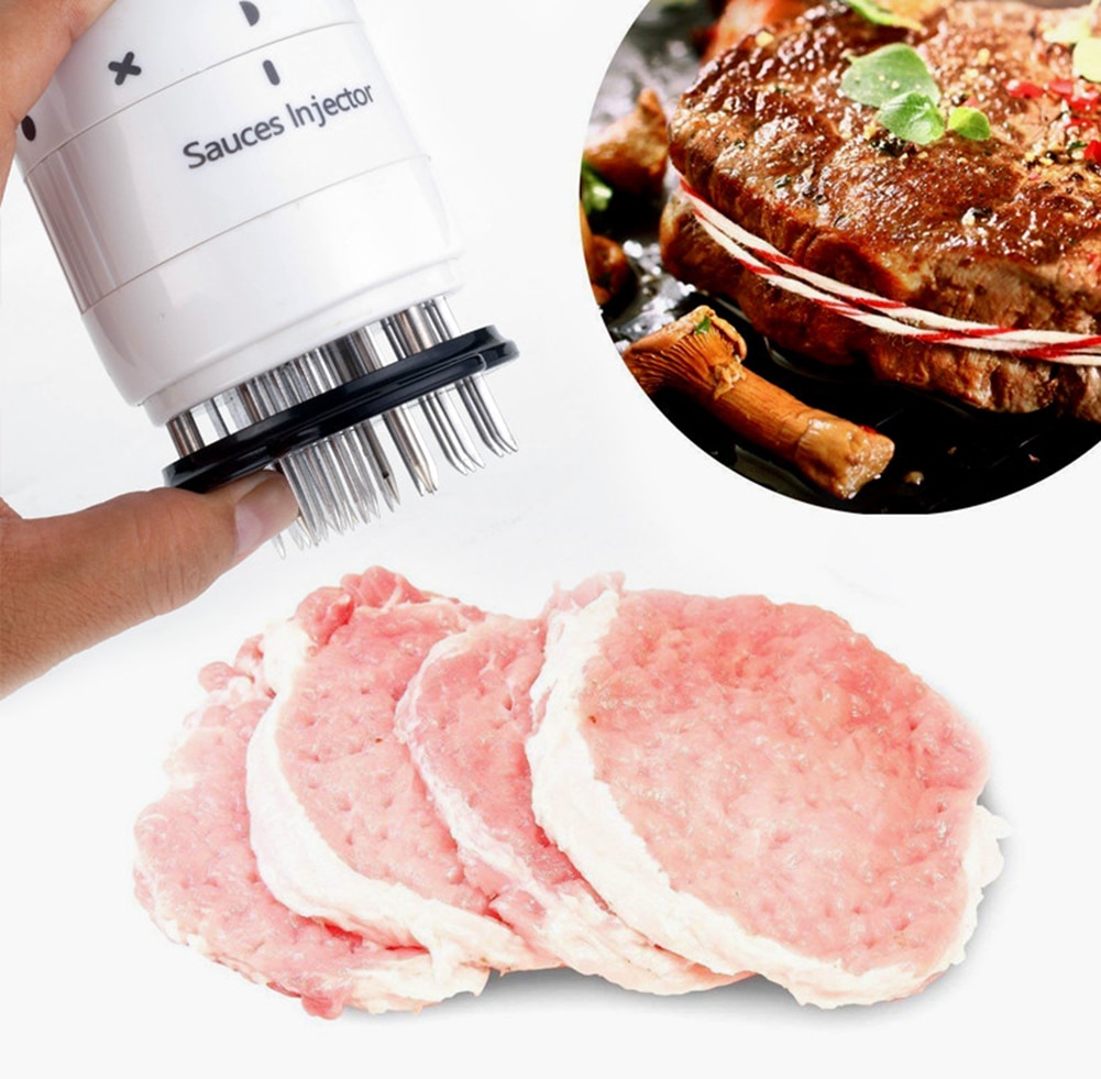 Meat Tenderizer Stainless Steel Needle Steak Meat ... – Vicedeal