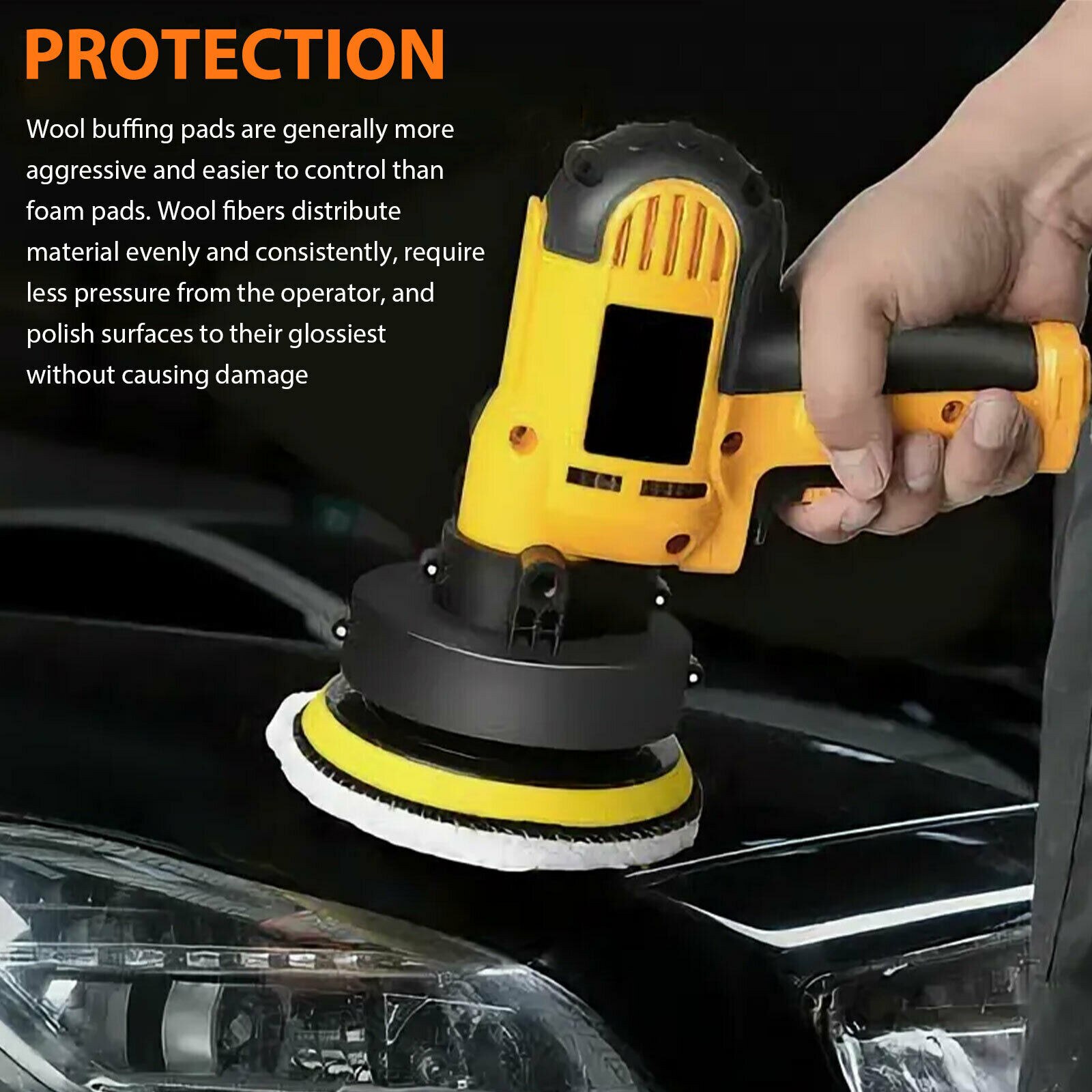 Wiel Auto Witte Polijsten Pad Wol 2Pcs 5 \ "Access... – Grandado