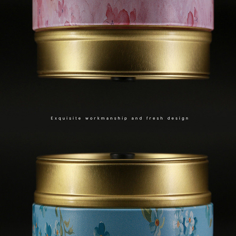Multifunction Chinese Style Tea Caddies Round Meta... – Grandado